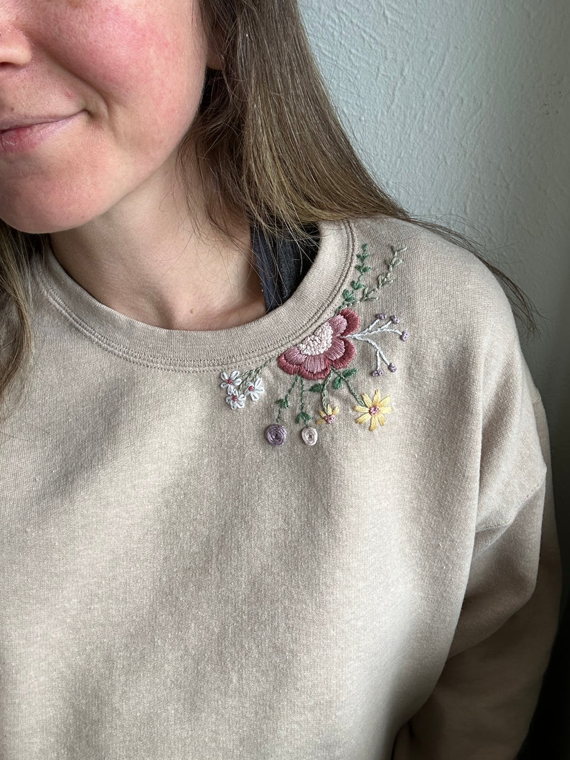 Spring Blooms Digital Embroidery Design – Little Hooligans Embroidery