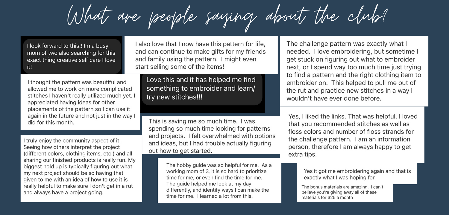 Join the Monthly Embroidery Club – Little Hooligans Embroidery